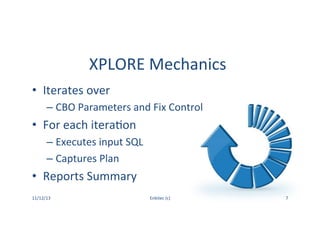 SQLT XPLORE - The SQLT XPLAIN Hidden Child | PDF