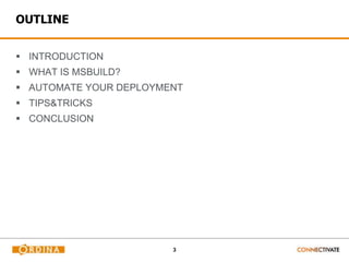 SQLUG MSBUILD SSRS Deployments | PPTX | Programming Languages | Computing
