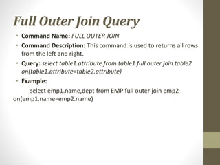Structured Query Language(SQL) | PPT