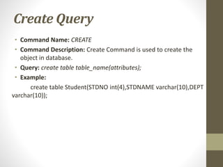Structured Query Language(SQL) | PPT