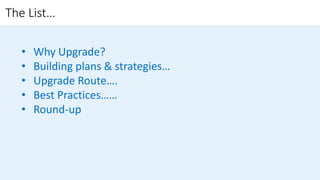 SQL Server Upgrade and Consolidation - Methodology and Approach | PPTX