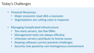 SQL Server Upgrade and Consolidation - Methodology and Approach | PPTX