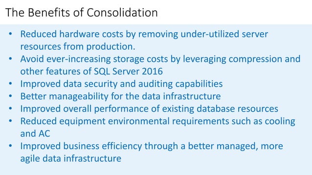 SQL Server Upgrade and Consolidation - Methodology and Approach | PPTX ...