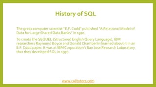 SQL vs MongoDB | PPT