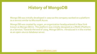SQL vs MongoDB | PPT