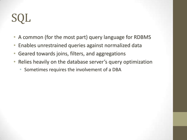 Sql vs NoSQL | PPTX | Databases | Computer Software and Applications