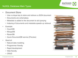 Sql vs nosql | PPTX | Databases | Computer Software and Applications
