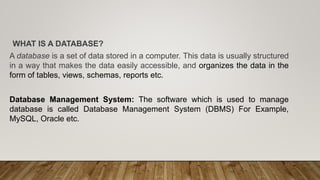 Sql vs no sql | PPTX