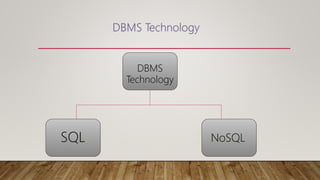 Sql vs no sql | PPTX