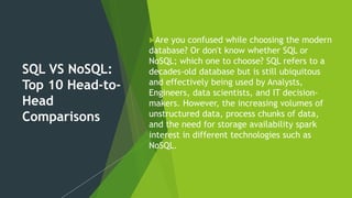 SQL VS NoSQL | PPTX