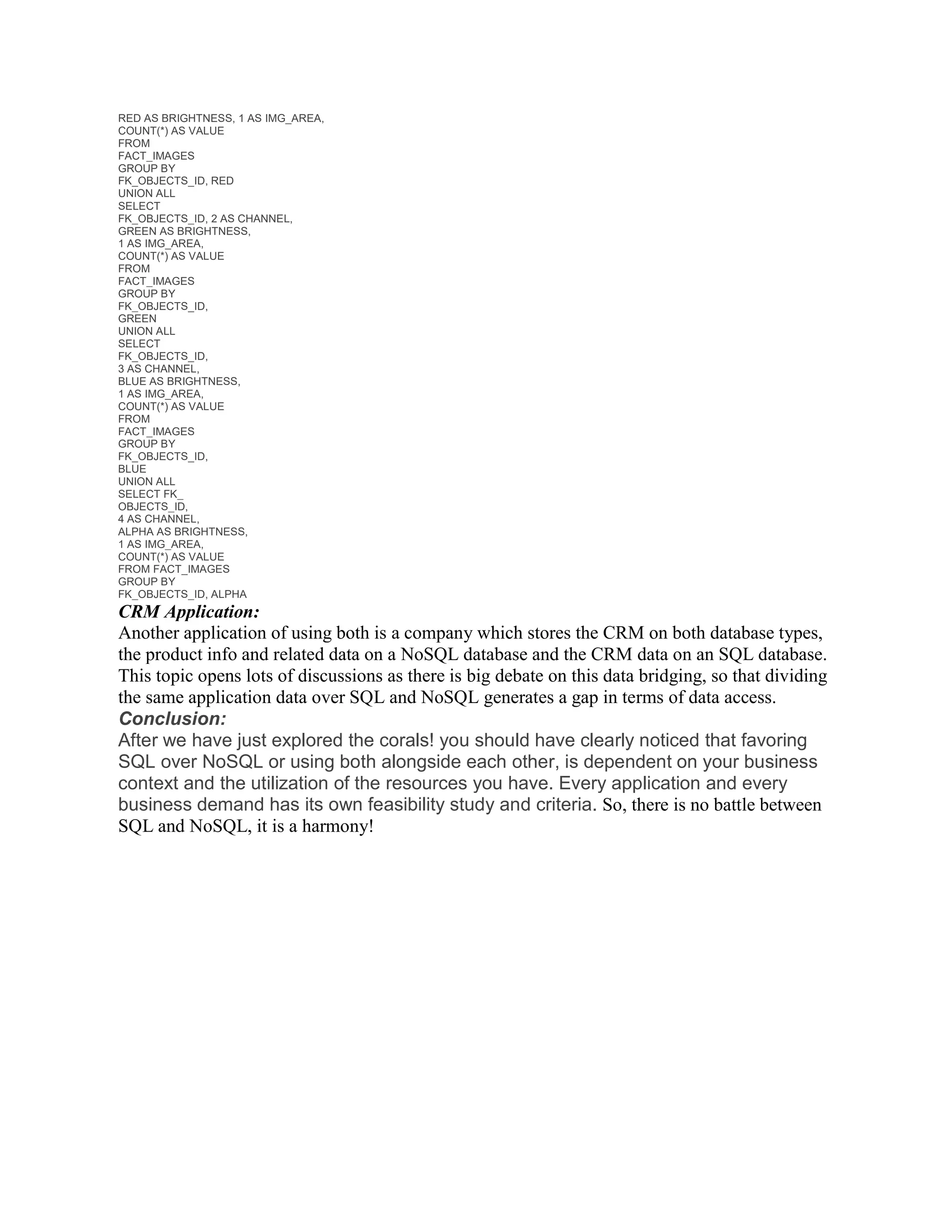 SQL vs NoSQL deep dive | PDF