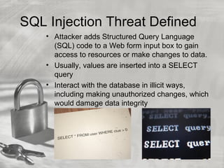 Sql vulnerability advisory presentation | PPT