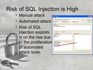 Sql vulnerability advisory presentation | PPT