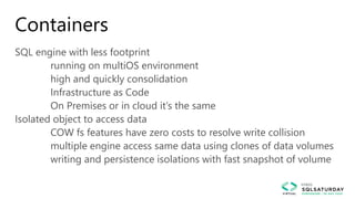 Sql Wars - SQL the attack of the Clones and the rebellion of the Containers | PDF | Databases ...