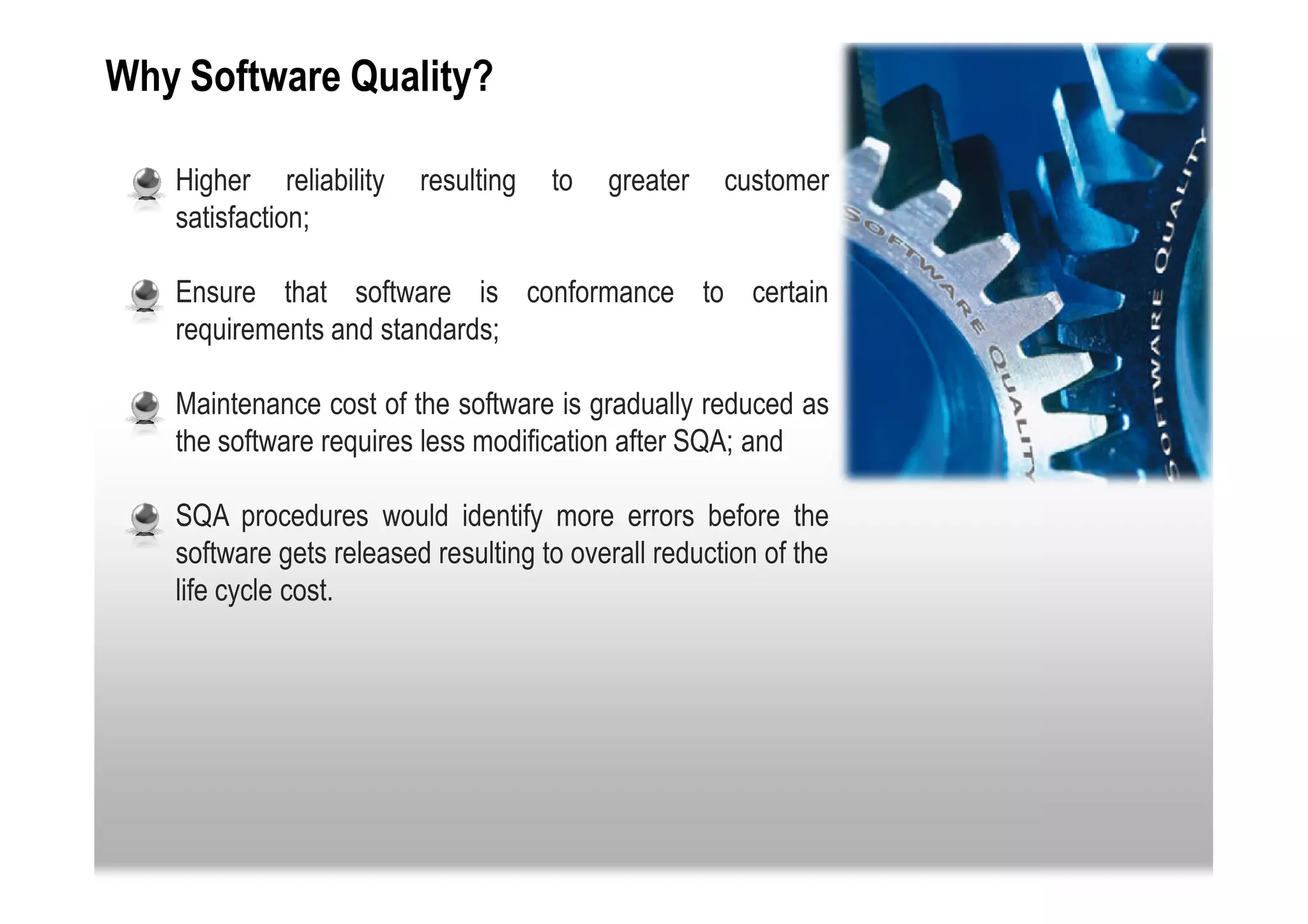 Software Quality Management | PPT