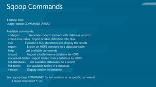 Introduction to Apache Sqoop | PDF