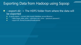 Introduction to Apache Sqoop | PDF