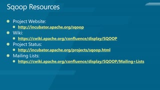 Introduction to Apache Sqoop | PDF