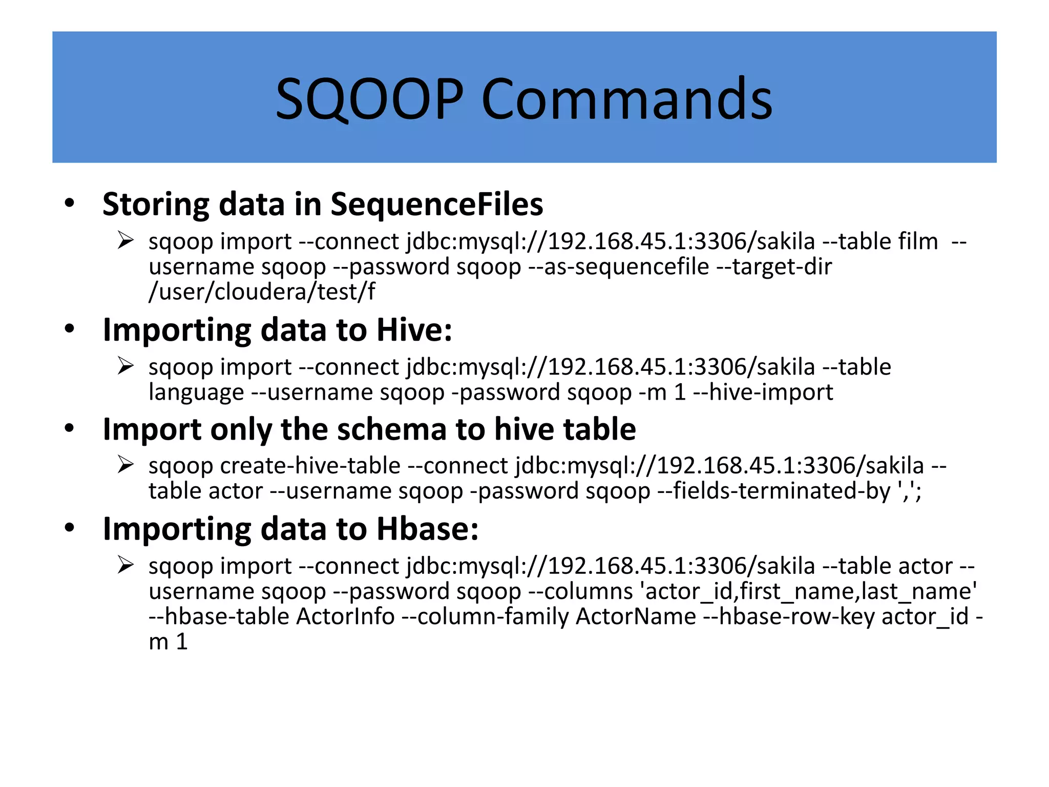 Sqoop | PDF | Databases | Computer Software and Applications