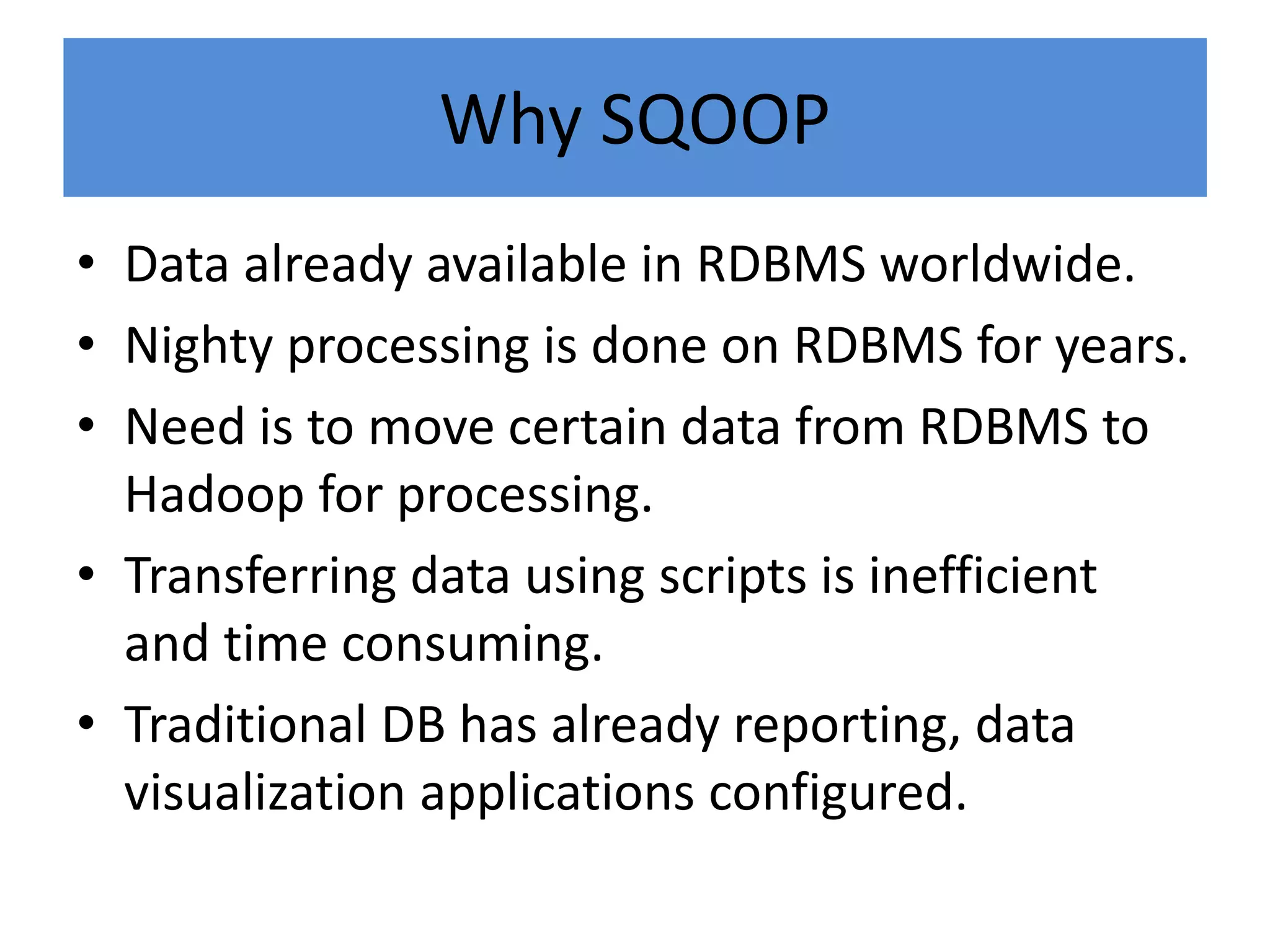 Sqoop | PDF | Databases | Computer Software and Applications