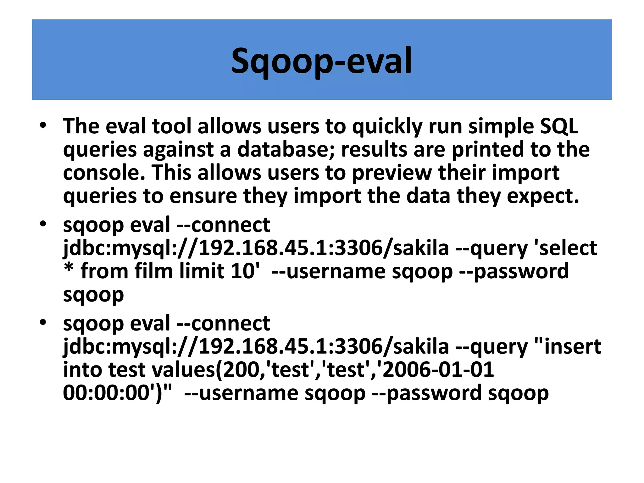 Sqoop | PDF | Databases | Computer Software and Applications
