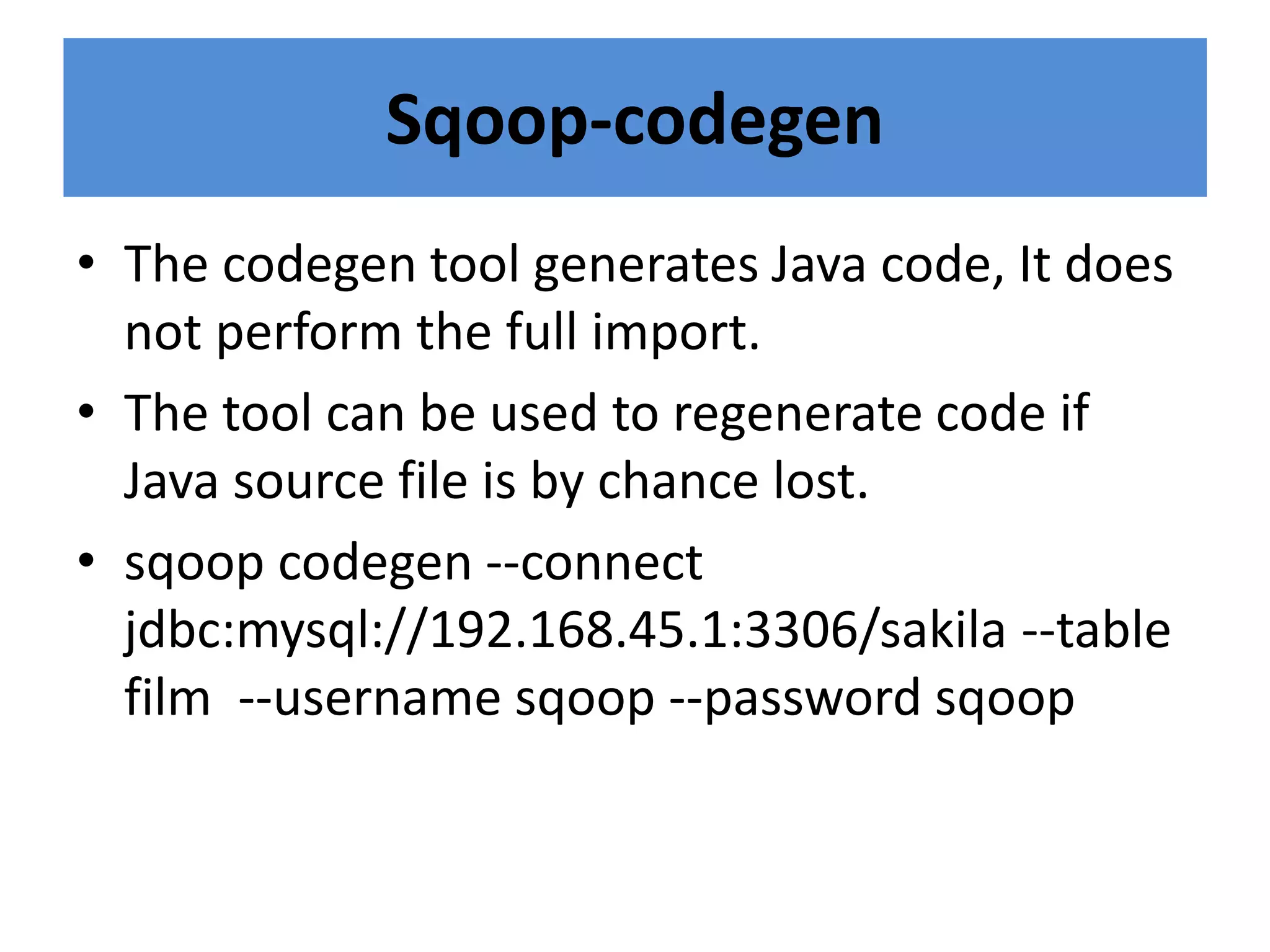 Sqoop | PDF | Databases | Computer Software and Applications