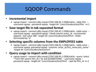 Sqoop | PDF