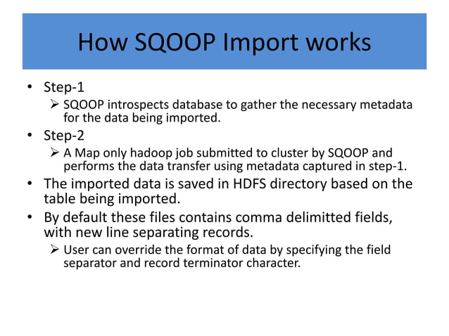 Sqoop | PDF | Databases | Computer Software and Applications