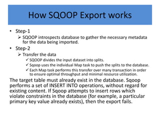 Sqoop | PDF