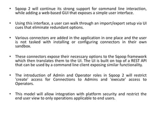 SQOOP AND IOTS ARCHITECTURE AND ITS APPLICATION.ppt