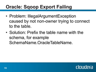 Habits of Effective Sqoop Users | PDF | Databases | Computer Software and Applications