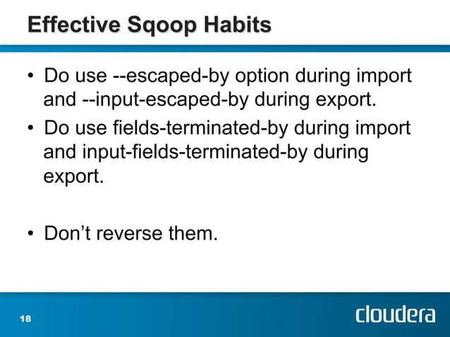Habits of Effective Sqoop Users | PDF | Databases | Computer Software and Applications