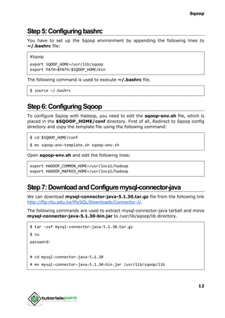 Sqoop tutorial | PDF