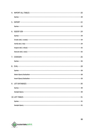 Sqoop tutorial | PDF