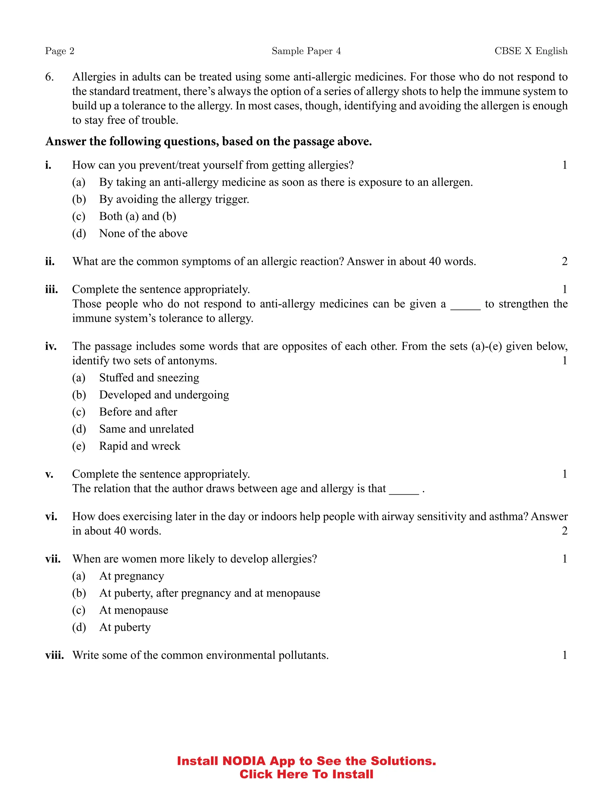 SQP 30 Sets English CBSE 10 sample paper | PDF