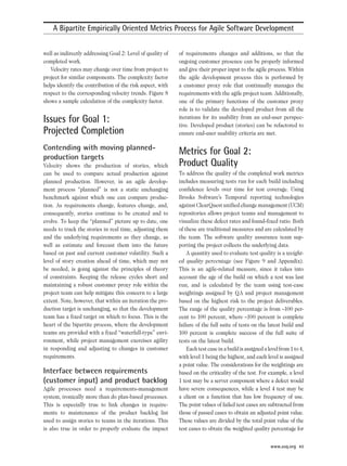 Agile Metrics article | PDF