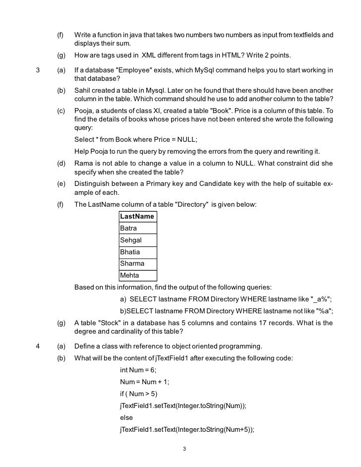 CBSE Sample Paper IP
