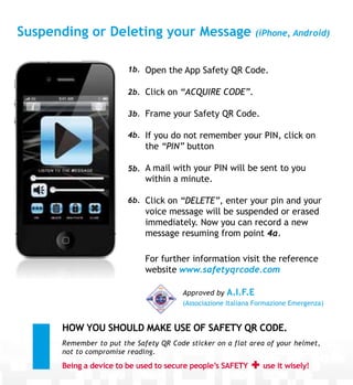 Safety QR Code - user guide-en | PDF