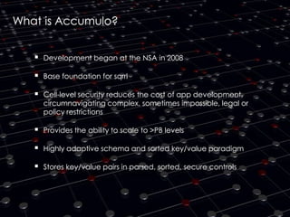 Sqrrl and Accumulo | PPTX