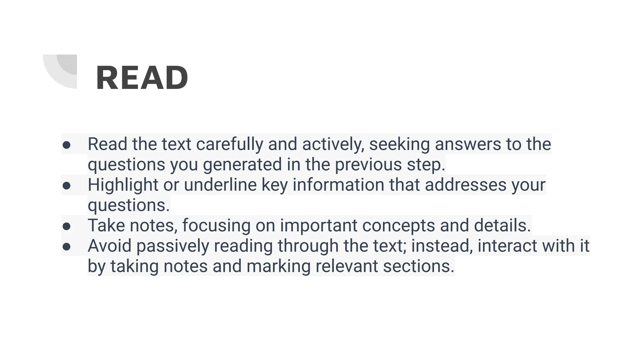 Estrategia de lectura SQRRR - inglés ppt | PDF