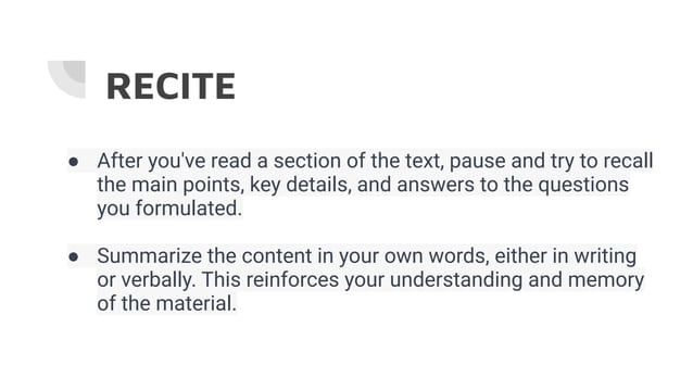 Estrategia de lectura SQRRR - inglés ppt | PDF
