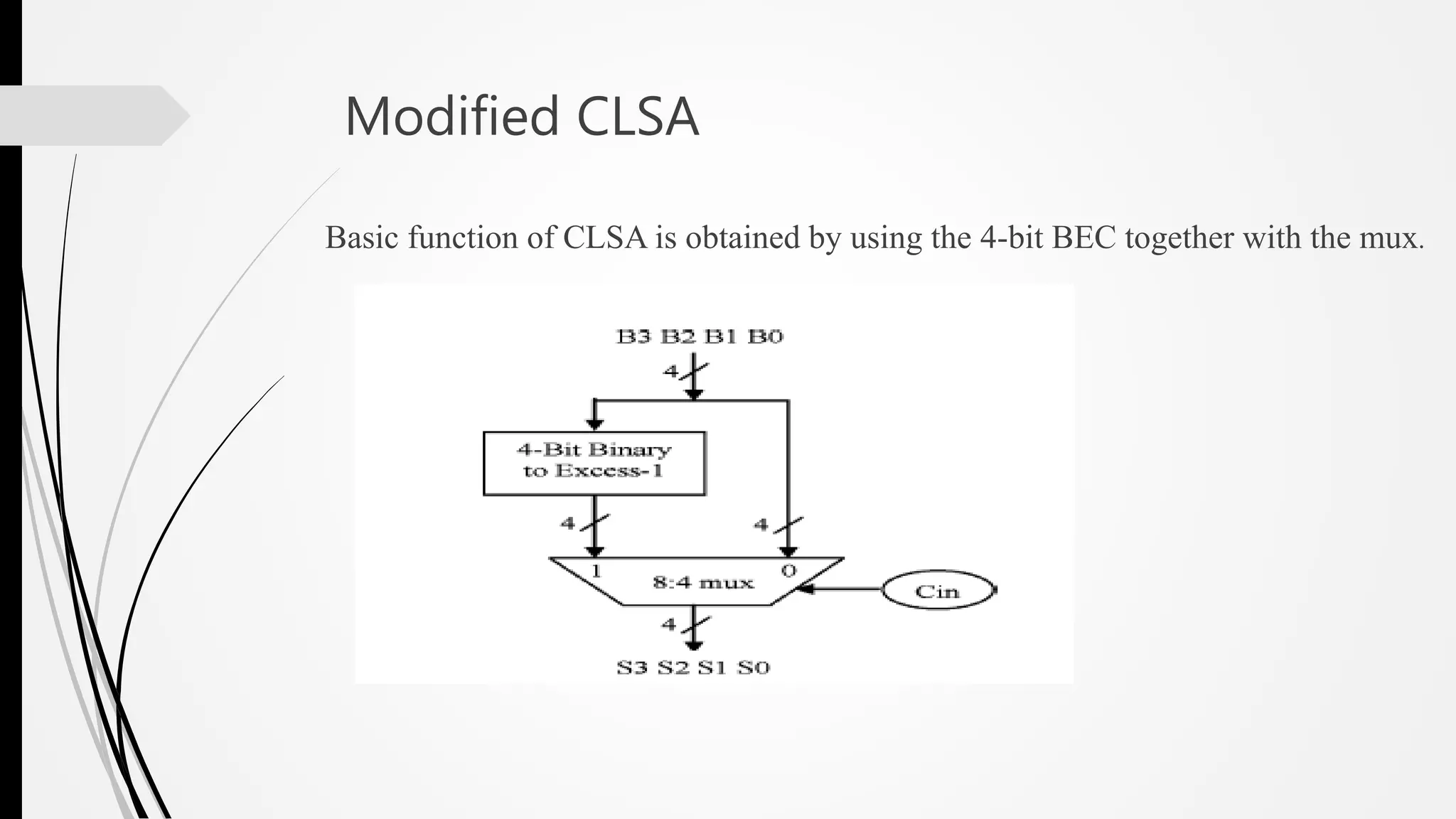 implementation and comparision of effective area efficient architecture for CSLA | PPTX
