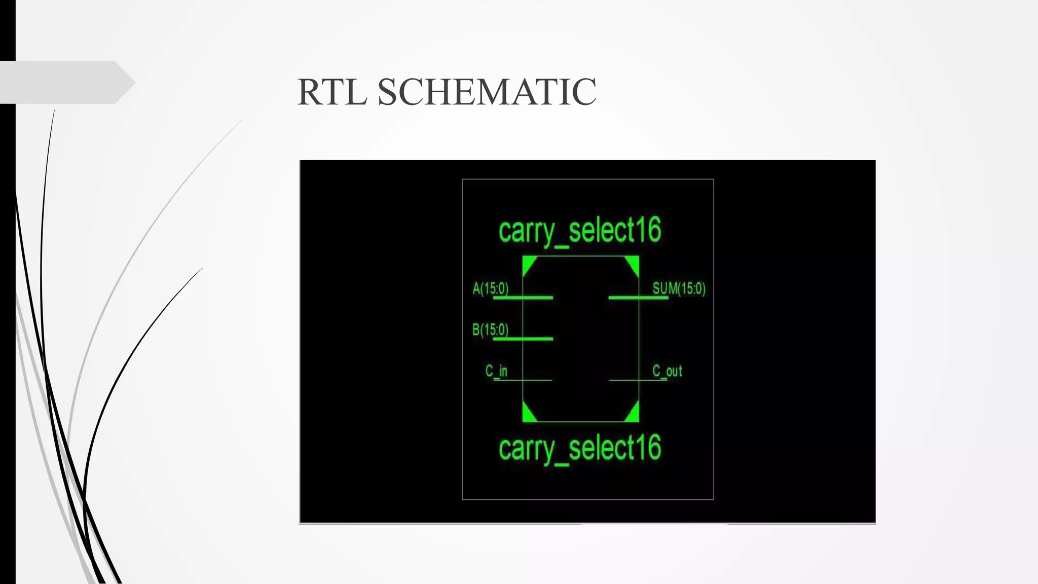 implementation and comparision of effective area efficient architecture for CSLA | PPTX
