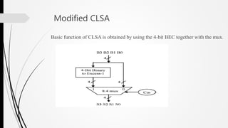 implementation and comparision of effective area efficient architecture ...