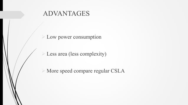 implementation and comparision of effective area efficient architecture for CSLA | PPTX