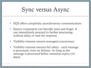Sqs and loose coupling | PDF