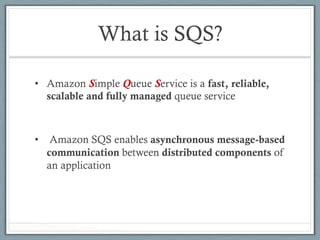 Sqs and loose coupling | PDF