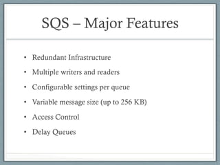 Sqs and loose coupling | PDF