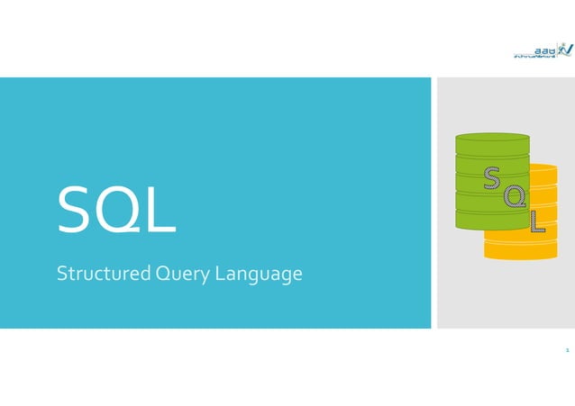 SQL Structured Query Language For studies | PPT