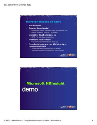 Hadoop and its Ecosystem Components in Action | PDF